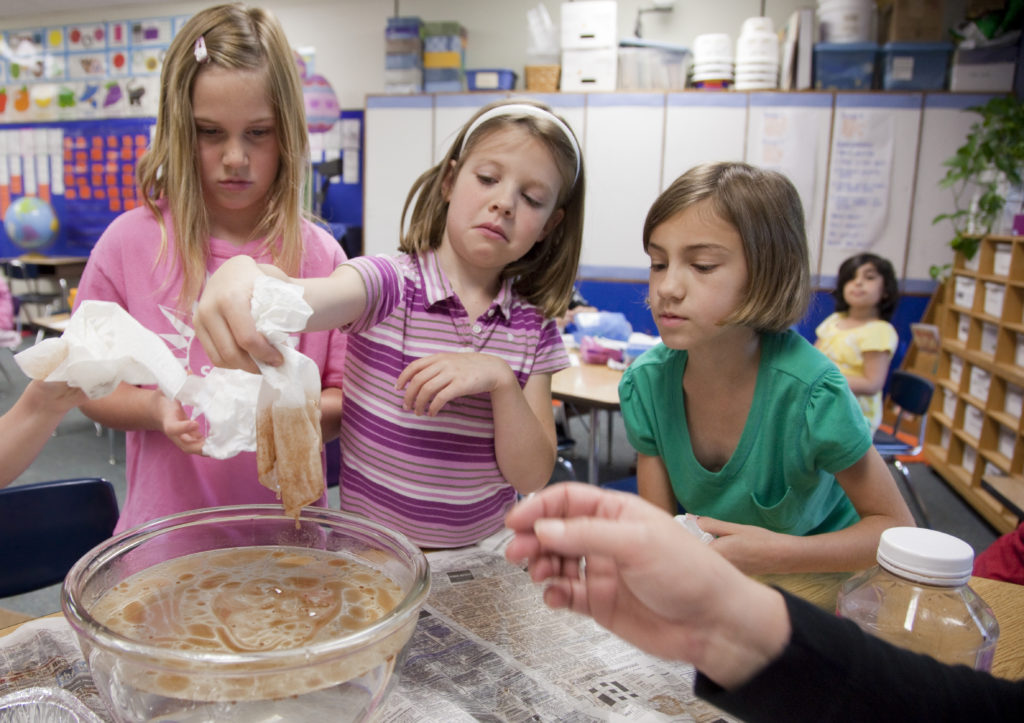 Quail Run students get a chance to experience difficulty in cleaning ...